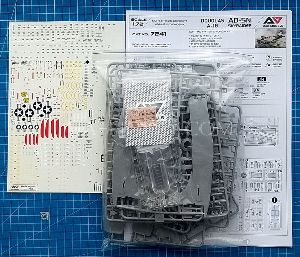 1/72 Douglas AD-5N Skyraider. A&A Models 7241 – UA-hobby