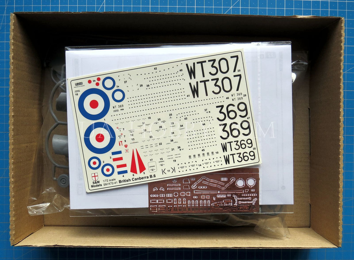 1/72 English Electric Canberra B.6. AMP 72-002lim – UA-hobby