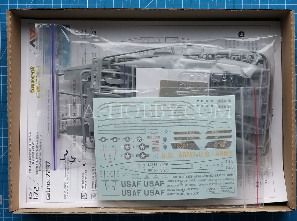 1/72 Beechcraft C-12 Huron. A&A Models 7237 – UA-hobby