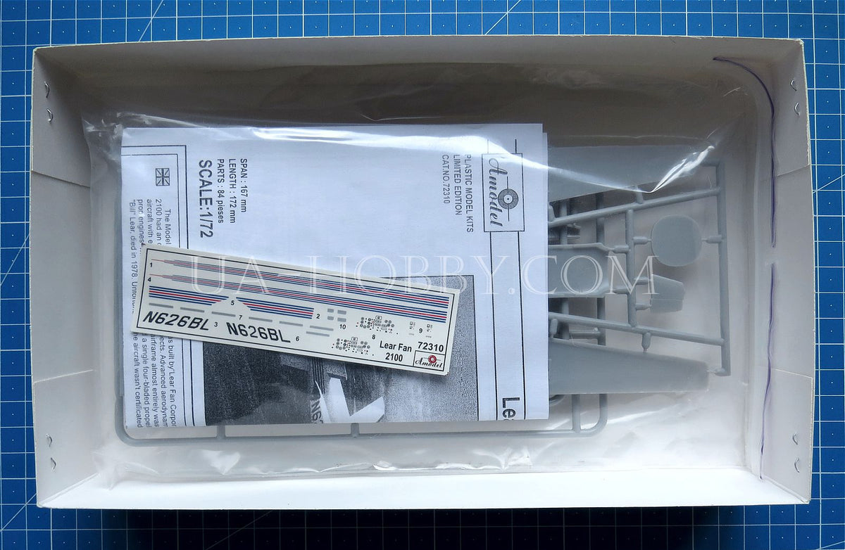1/72 Lear Fan 2100. Amodel 72310 – UA-hobby