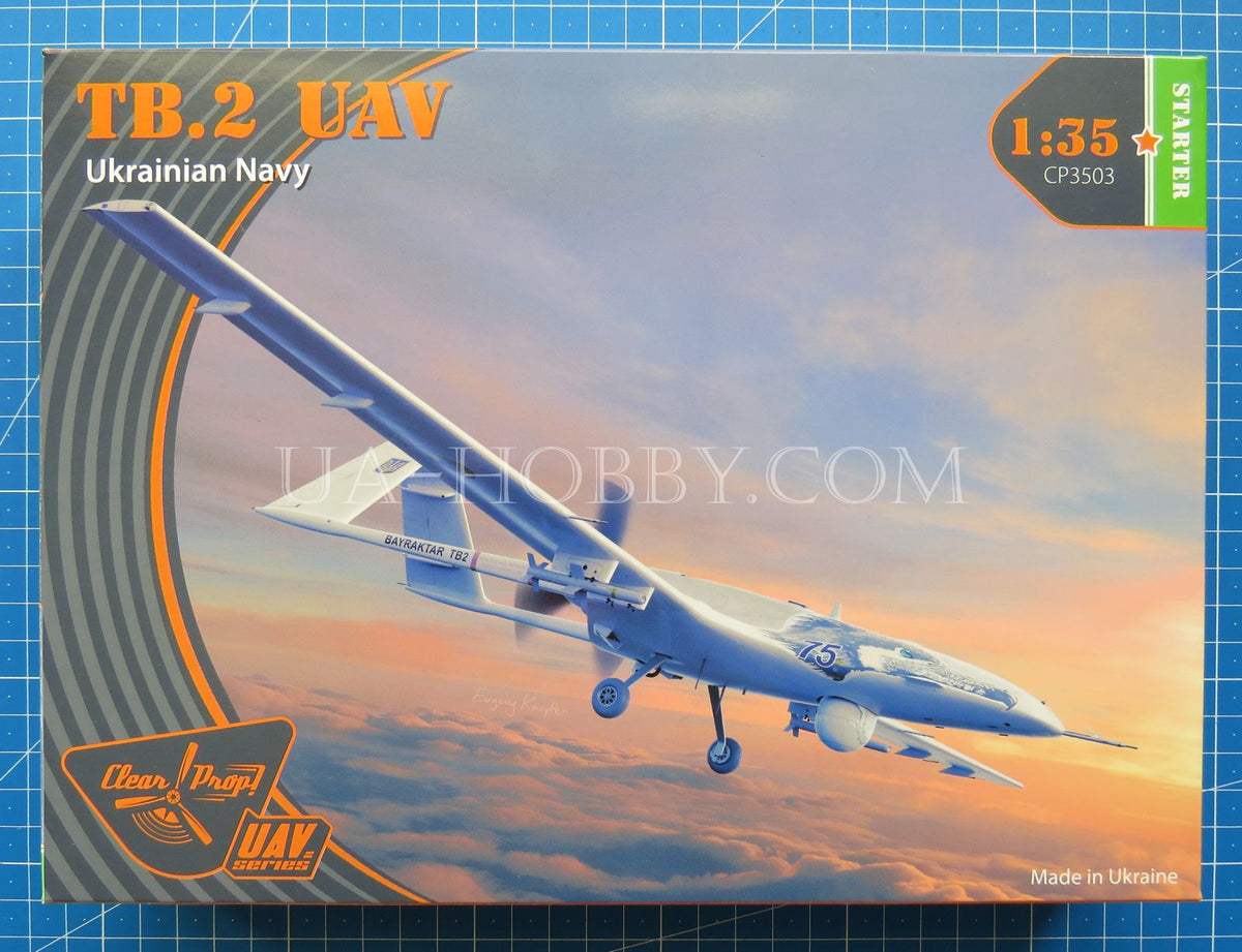 1/35 Bayraktar TB.2 Ukrainian Navy. Clear Prop! CP3503 – UA-hobby