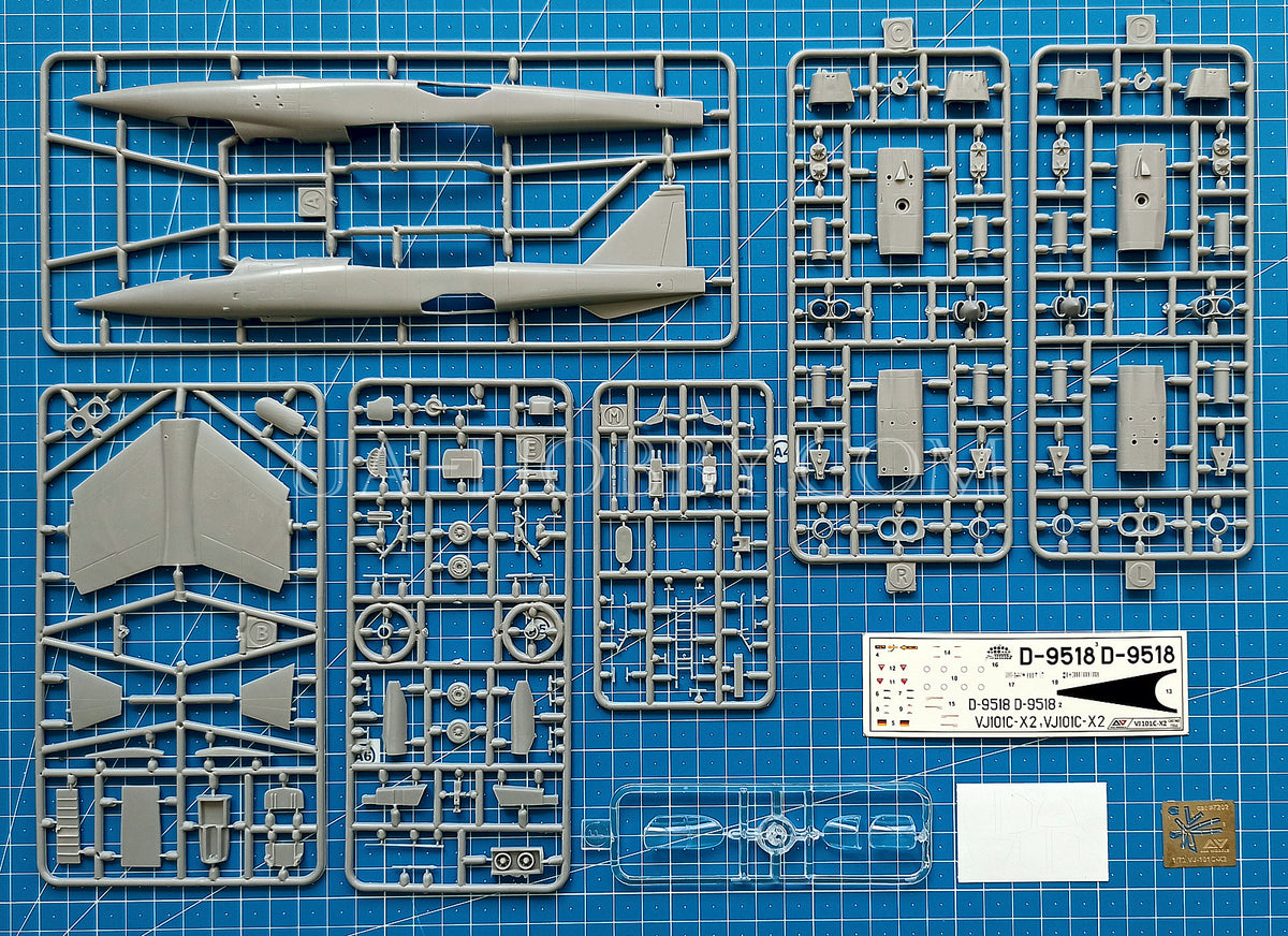 1/72 VJ101C-X2 Supersonic capable VTOL fighter. A&A Models 7202 – UA-hobby