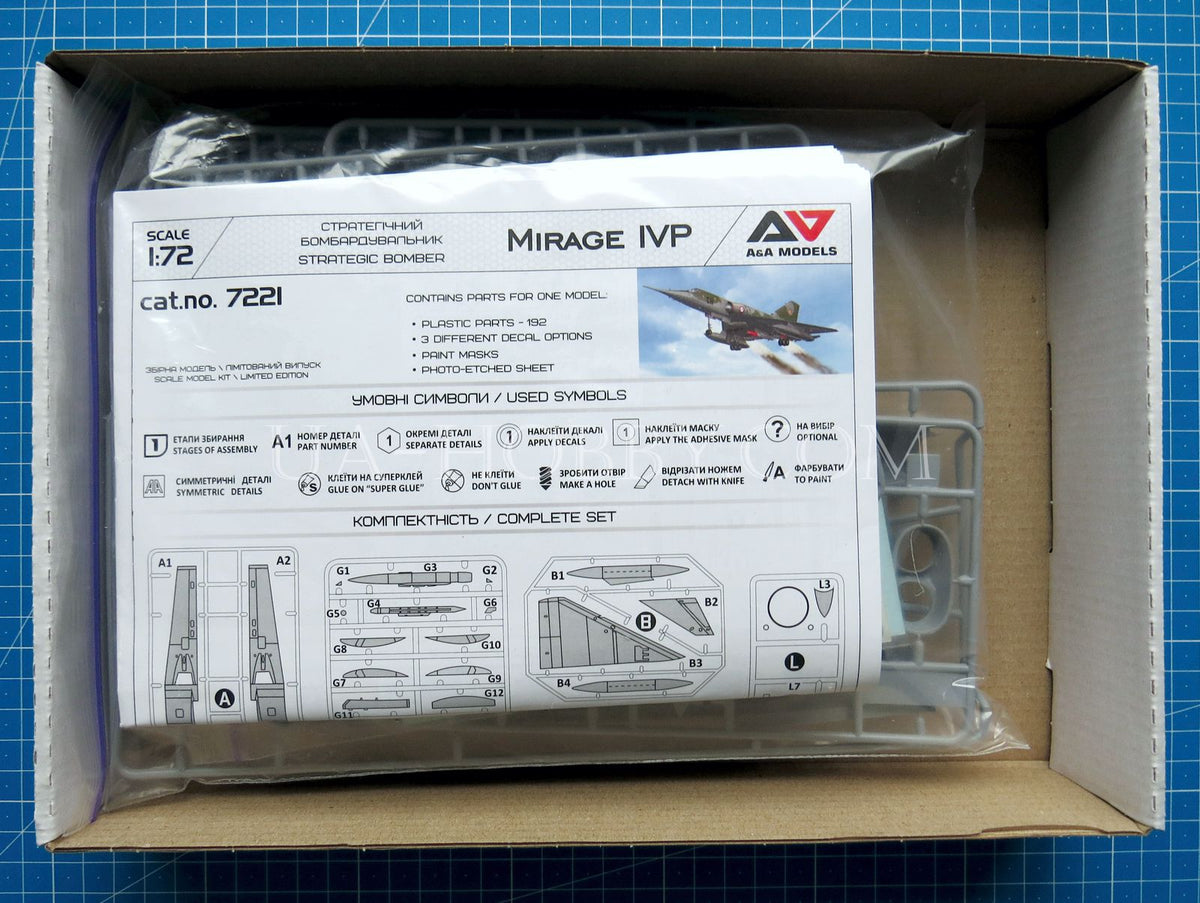 1/72 Mirage IV P Strategic bomber. A&A Models 7221 – UA-hobby