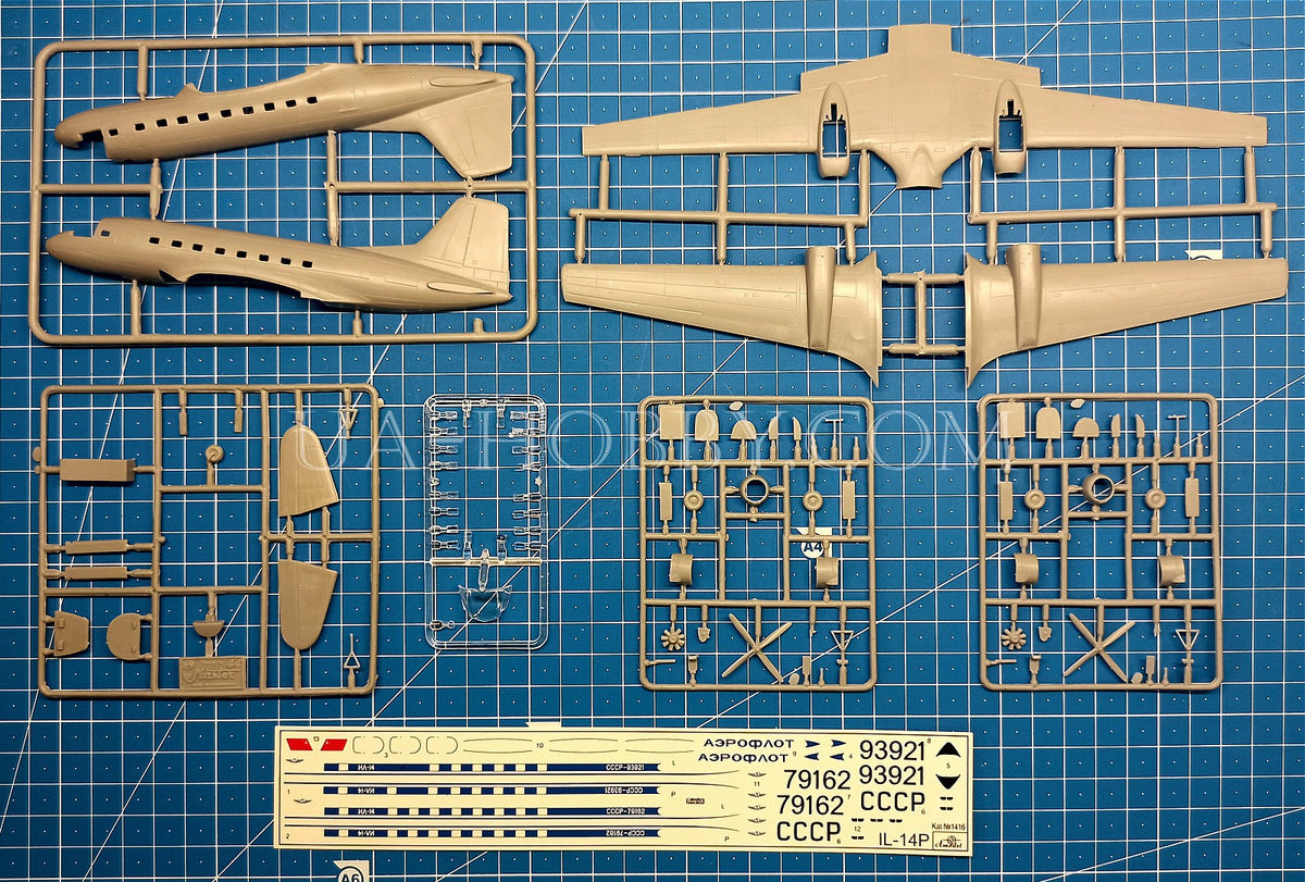 1/144 Ilyushin Il-14P. Amodel 1416 – UA-hobby