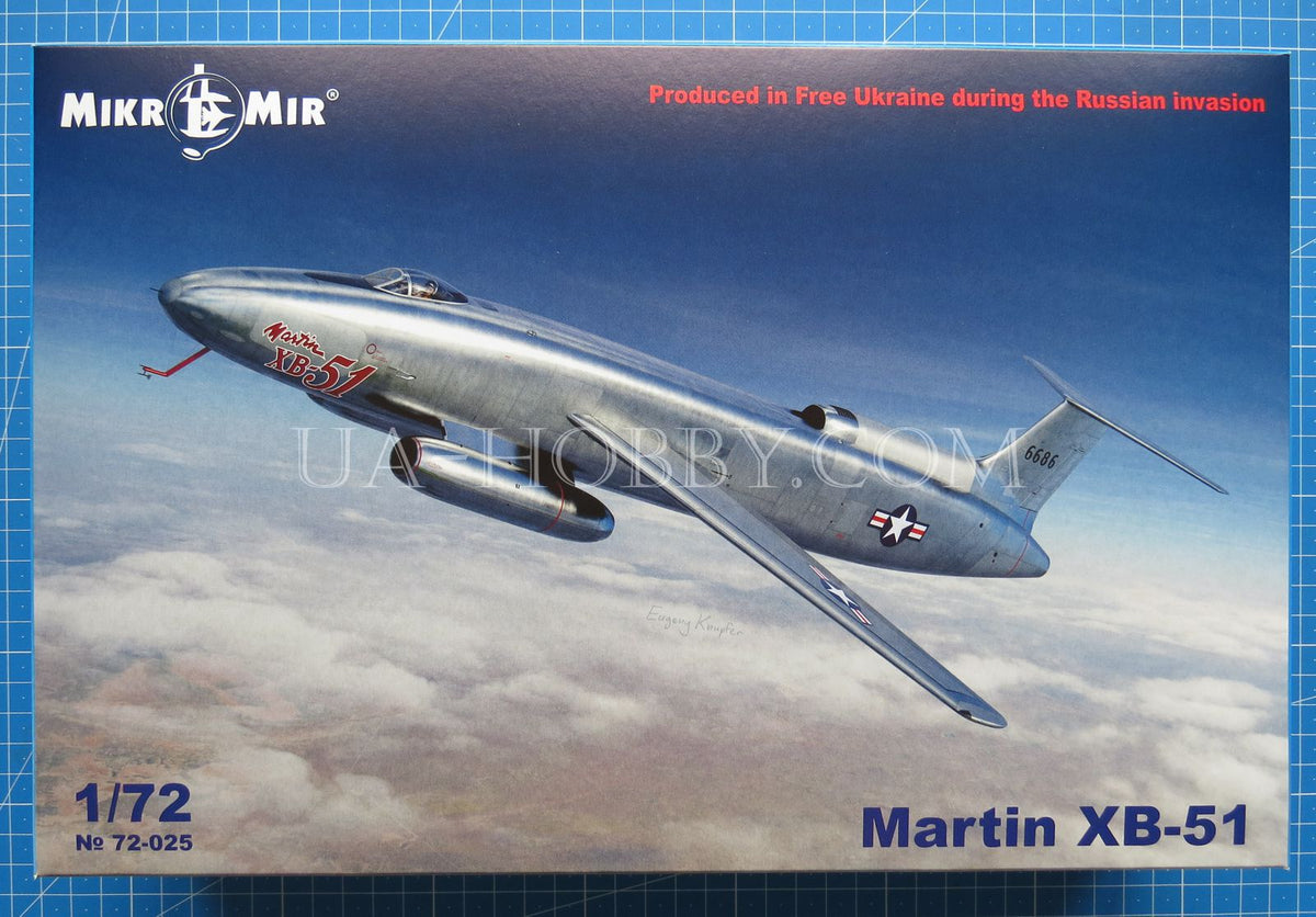 1/72 Martin XB-51. MikroMir 72-025 – UA-hobby