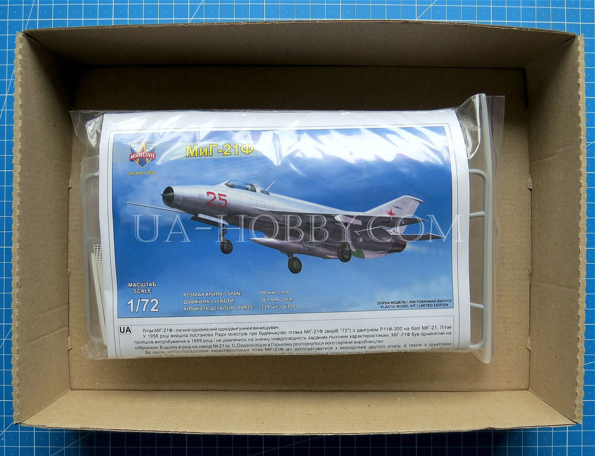 1/72 MiG-21F. ModelSvit 72021 – UA-hobby