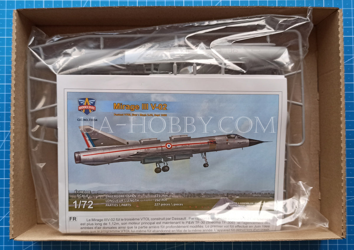 1/72 Mirage III V-02. ModelSvit 72034 – UA-hobby