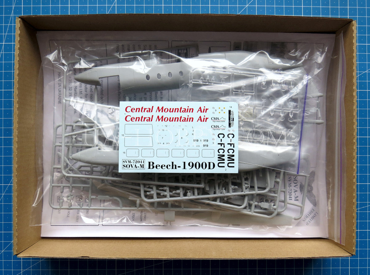1/72 Beechcraft 1900D. SOVA-M SVM-72041 – UA-hobby